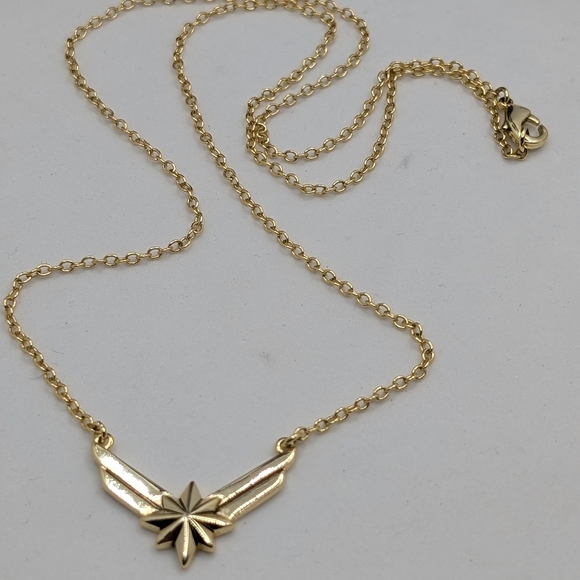 Marvel | Jewelry | Marvel Captain Marvel Necklace | Poshmark